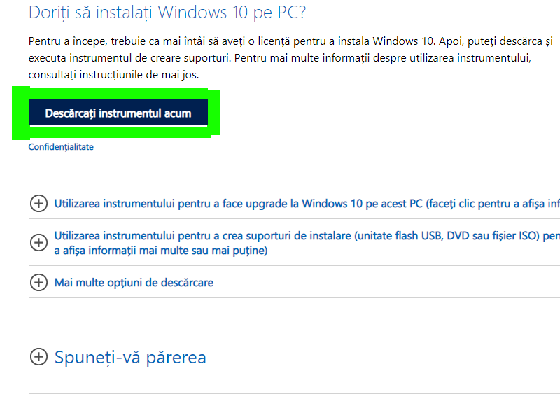 Descarca Windows 10