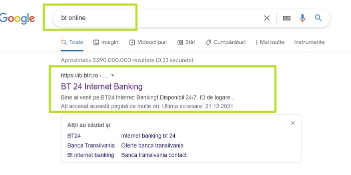 Internet banking bt24 - Tutorial